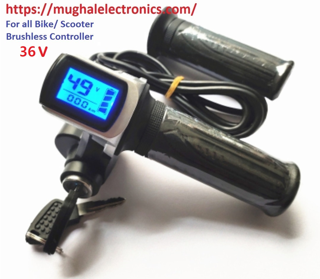 Electric Bike /Scooter/ Rickshaw Throttle 36V Twist Gas Handle E-bike ...