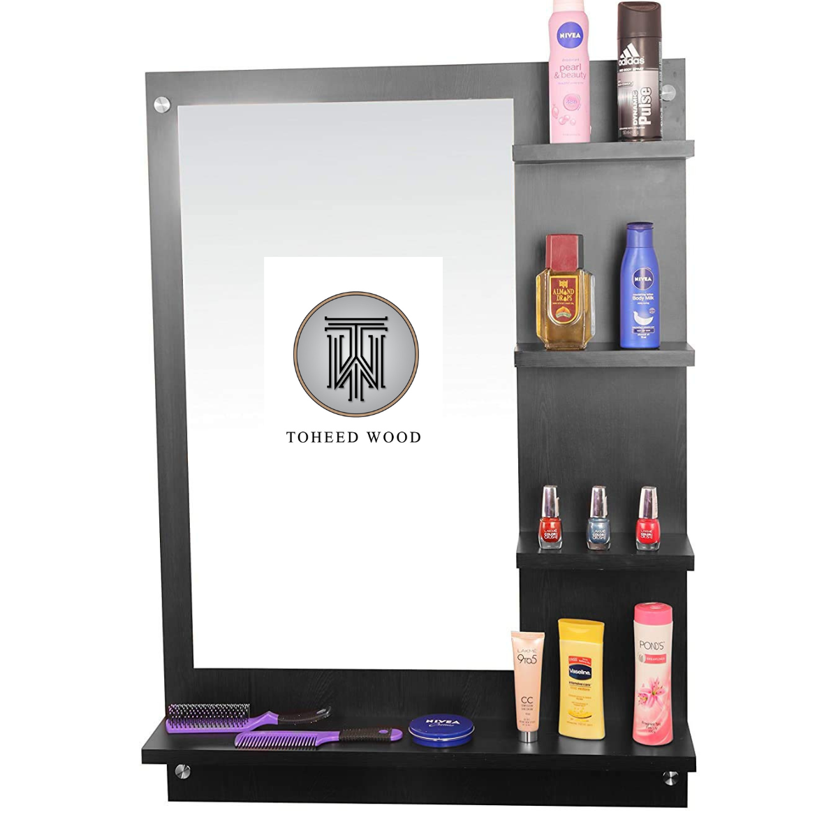 Dressing Table / Wall Mirror With Shelf | Daraz.pk