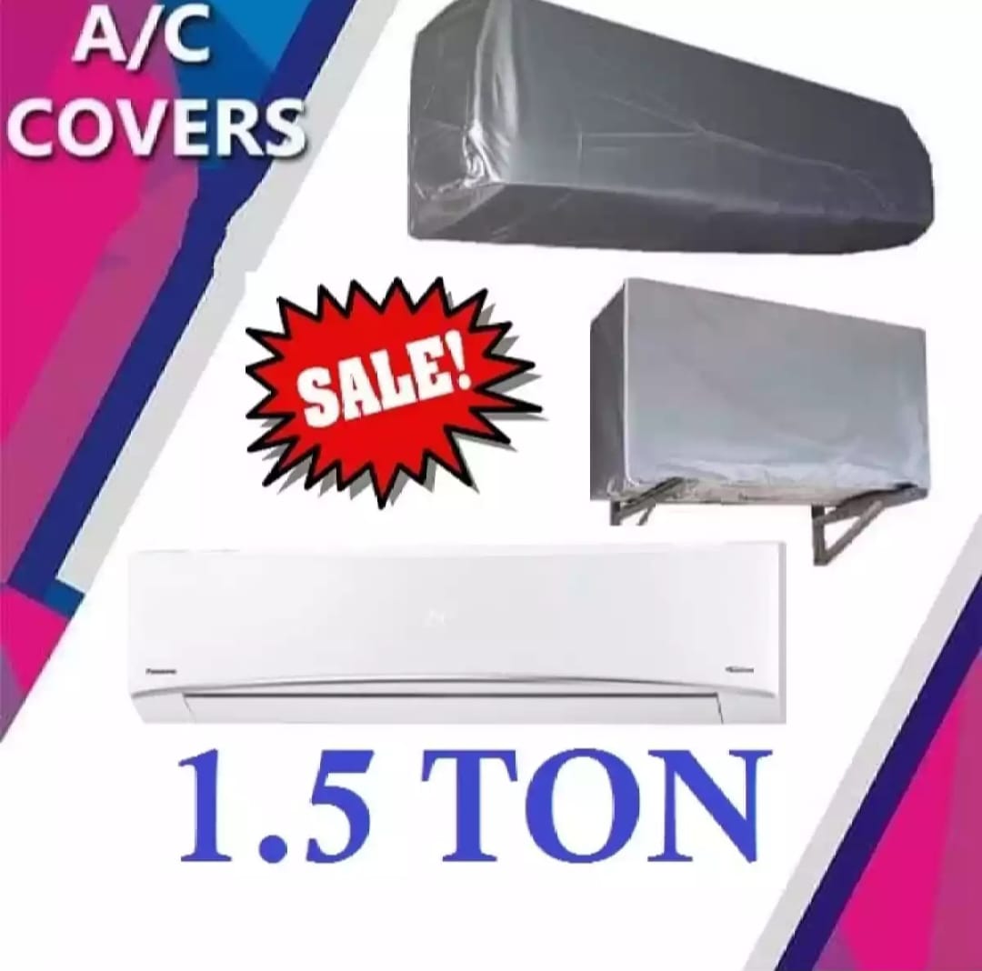 AC Dust Cover For Indoor & Outdoor Unit - Silver Parachute And Non ...