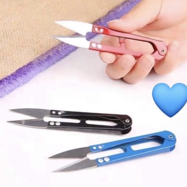 U Shaped Tailor's Thread Cutter Clipper Mini Scissors Hand Trimming ...