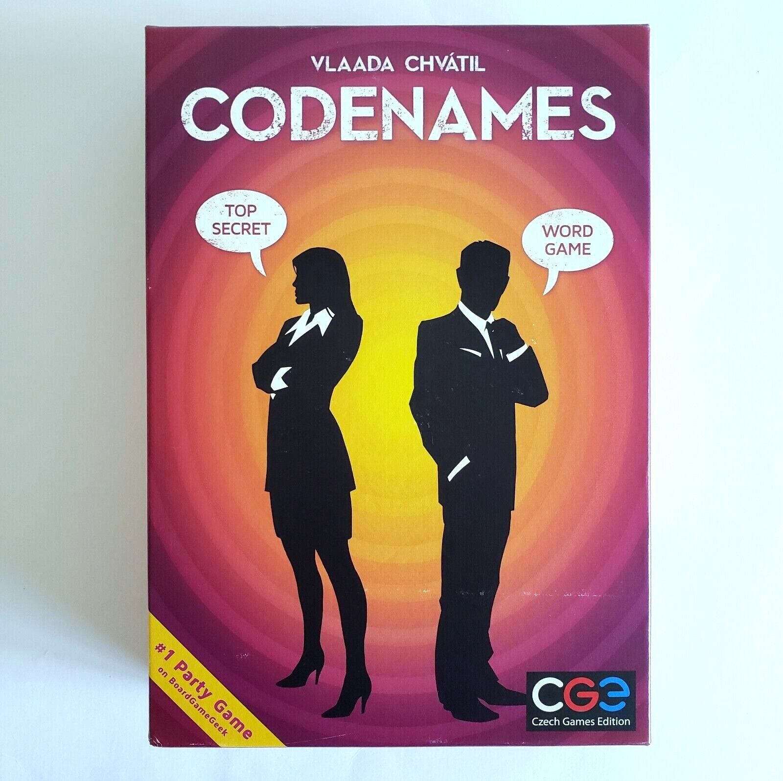 Codenames Top Secret Word Board Game New Open Box Complete Unpunched ...