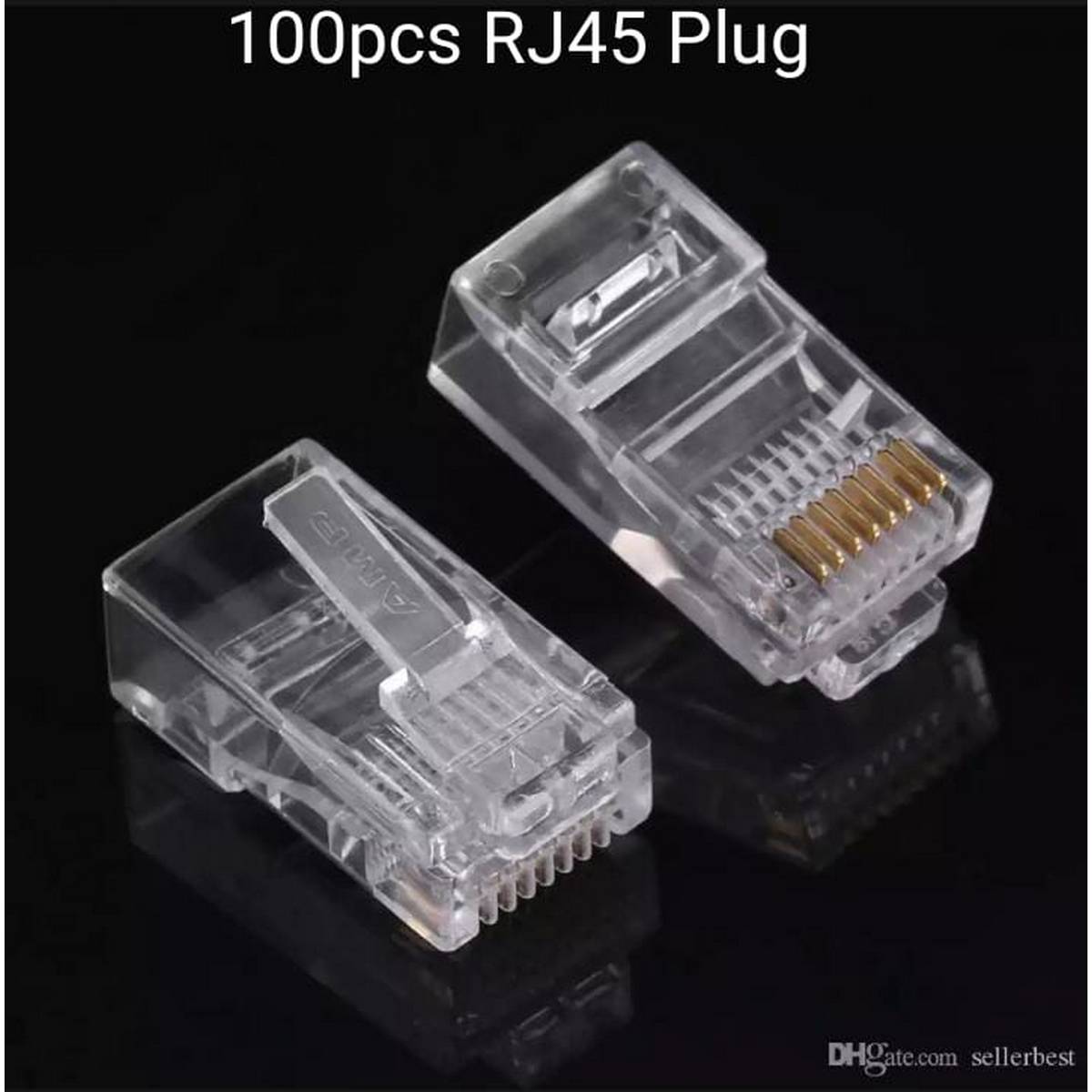 RJ45 Connector 100 Pcs| 24-7 STORE | Daraz.pk
