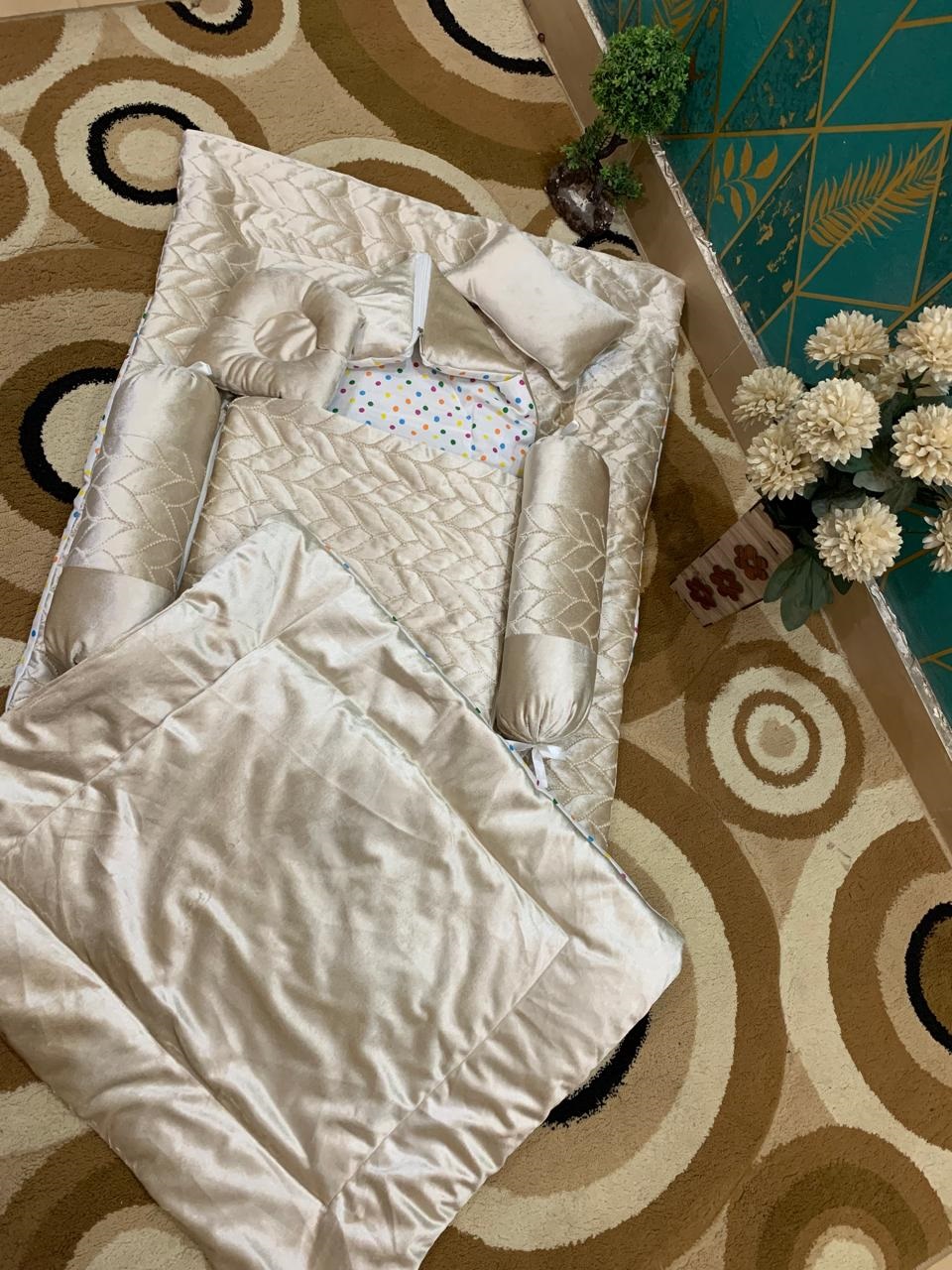 Baby Nest Wrapper 7 Pcs Velvet Baby Care with Elegant Style New Born ...