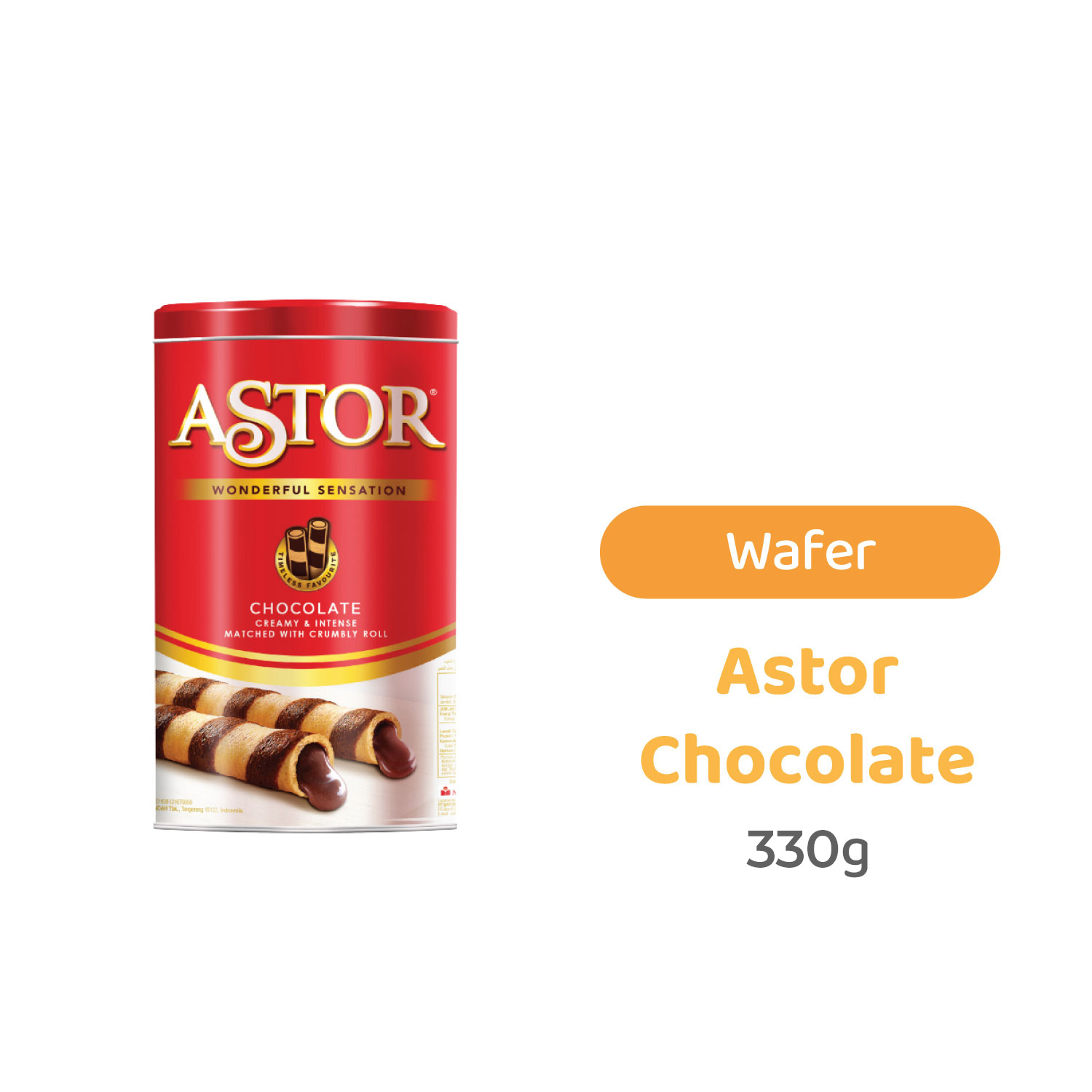 ASTOR WAFER STICK CHOCOLATE CREAMY INTENSE TIN 330 GM | Daraz.pk