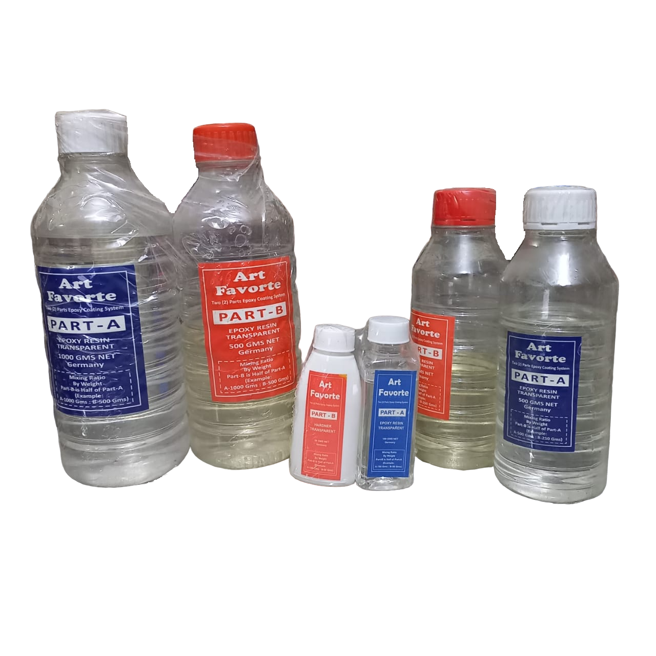 Epoxy Resin and Hardner 150 / 750 Gm Crystal Clear For Artists | Daraz.pk