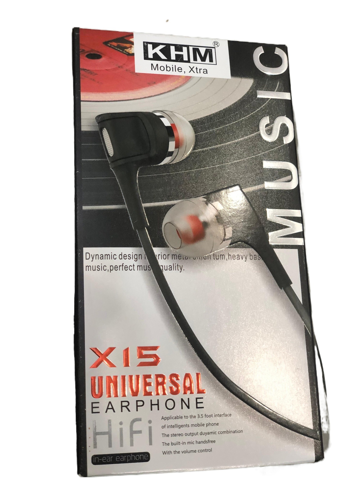 KHM X15 Universal Deep Bass Earphone | Daraz.pk