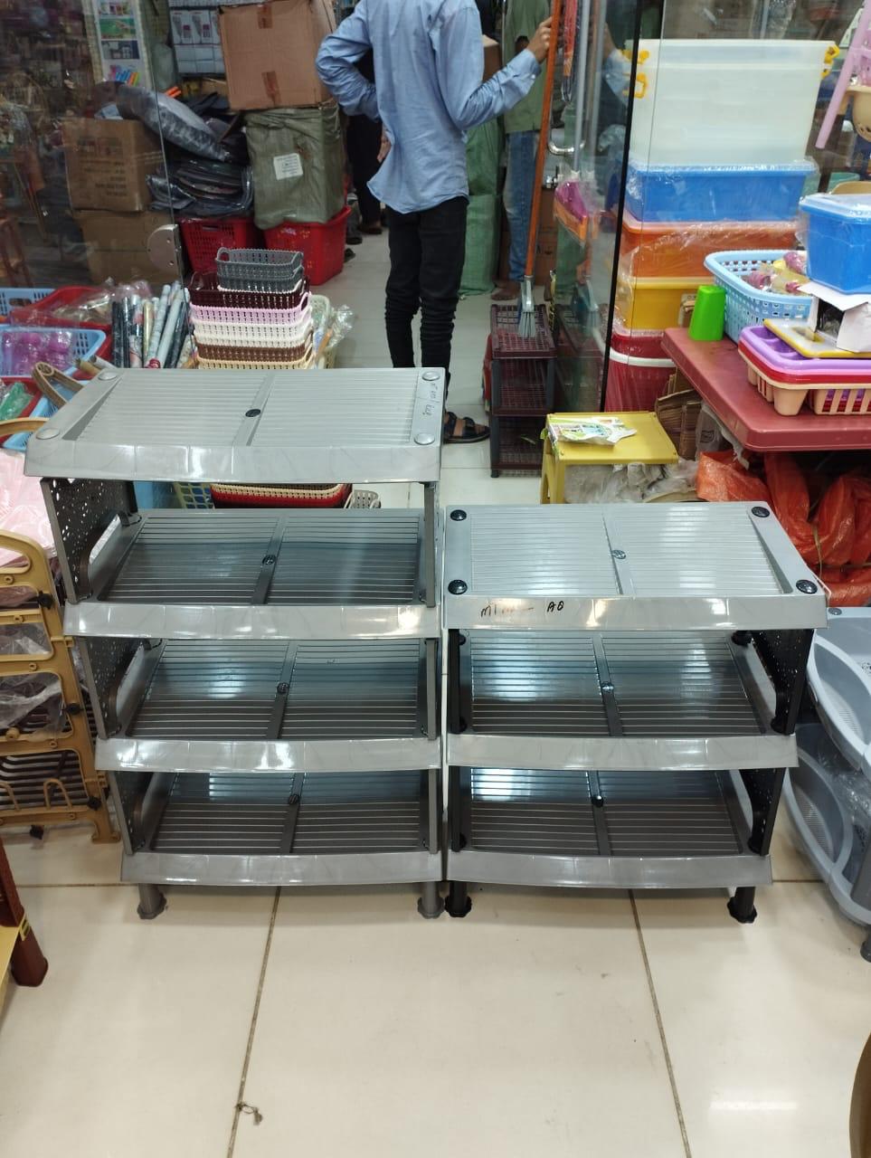 Plastic Shoe Rack 3 Shelf in Pure Plastic | Daraz.pk