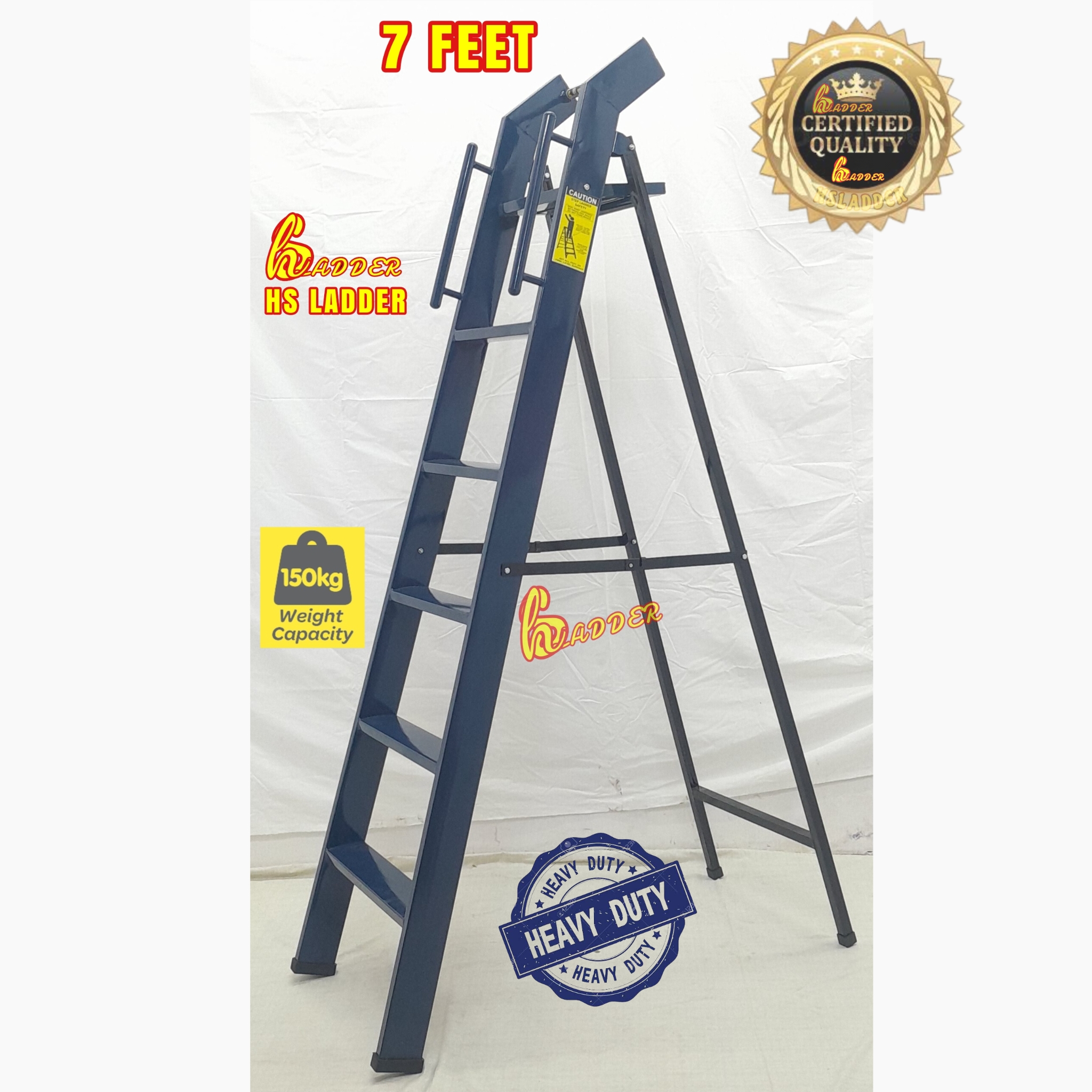 Moveable Ladder 6 Steps Best For Home Use Ladder Folding Easily and ...
