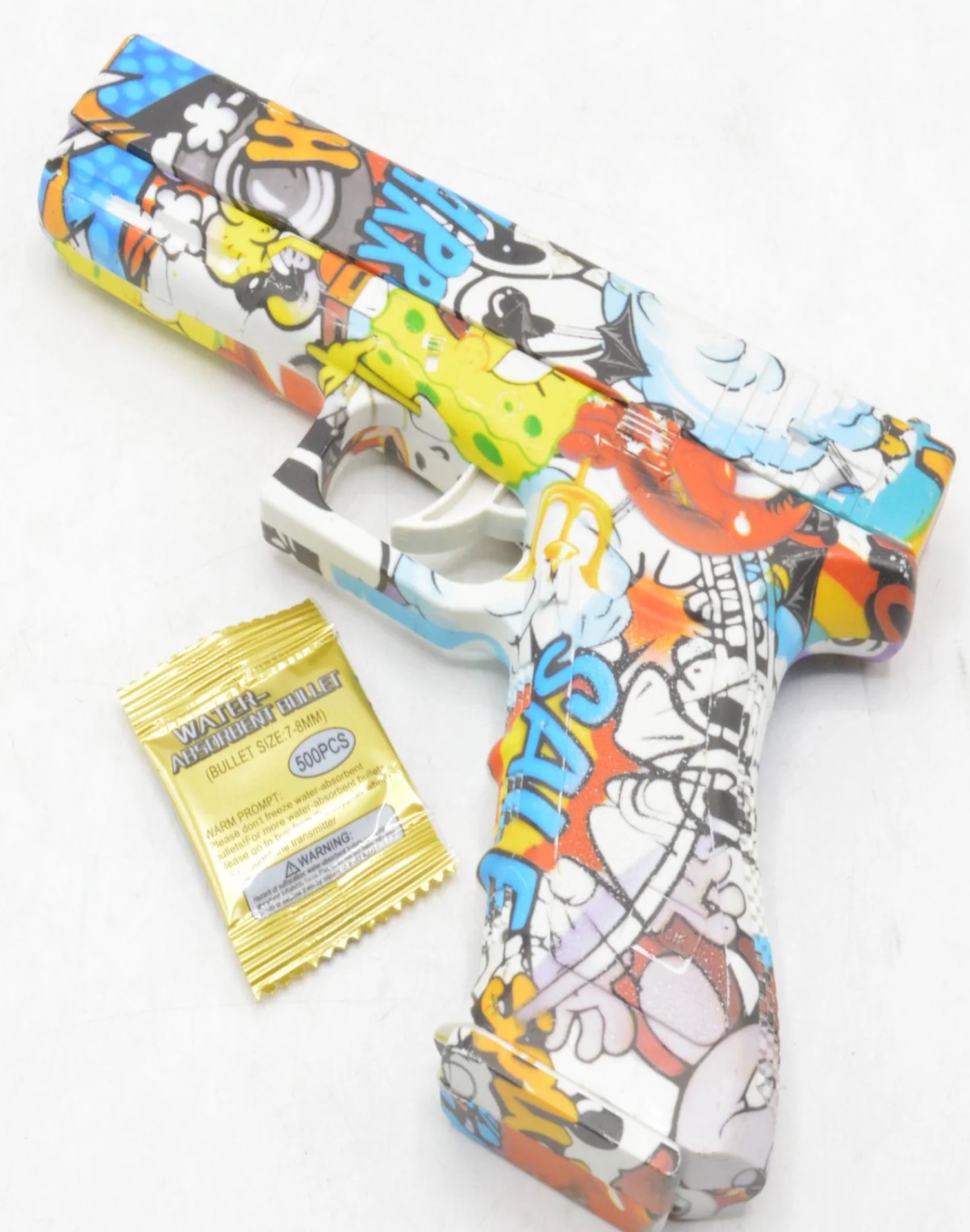 Ball Blaster Glock Pist0l Toys, Manual Blaster, NO Need Charge Shooting ...