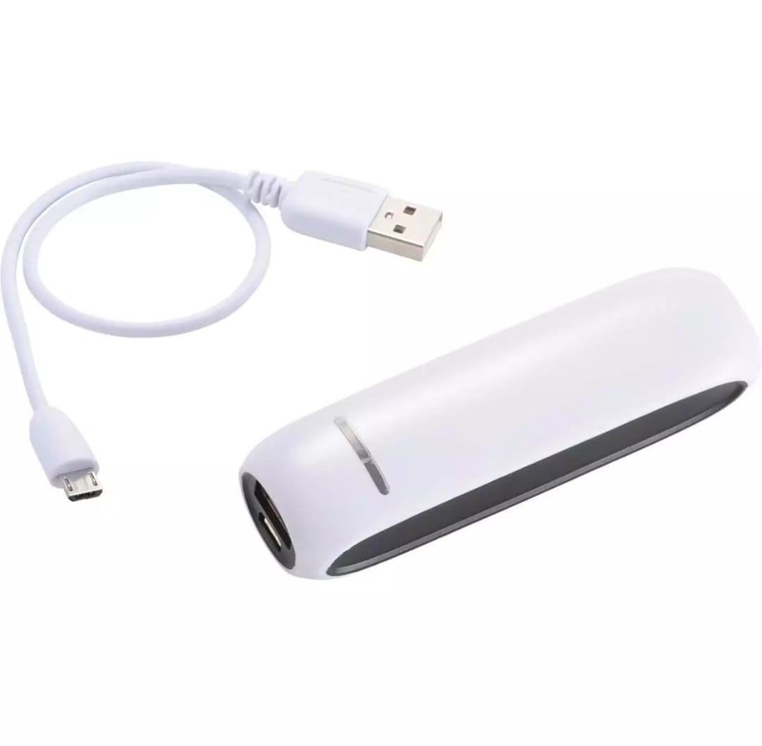 Power Bank 2600 MAH to 10000 MAH For All Phones - White/Black | Daraz.pk