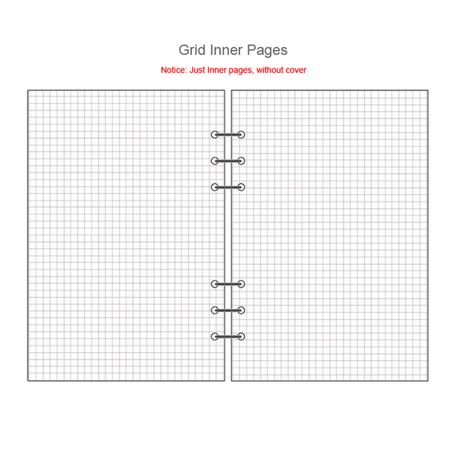 Creative A5 A6 A7 Colored Notebook Index Page Matte Cover Spiral Diary ...