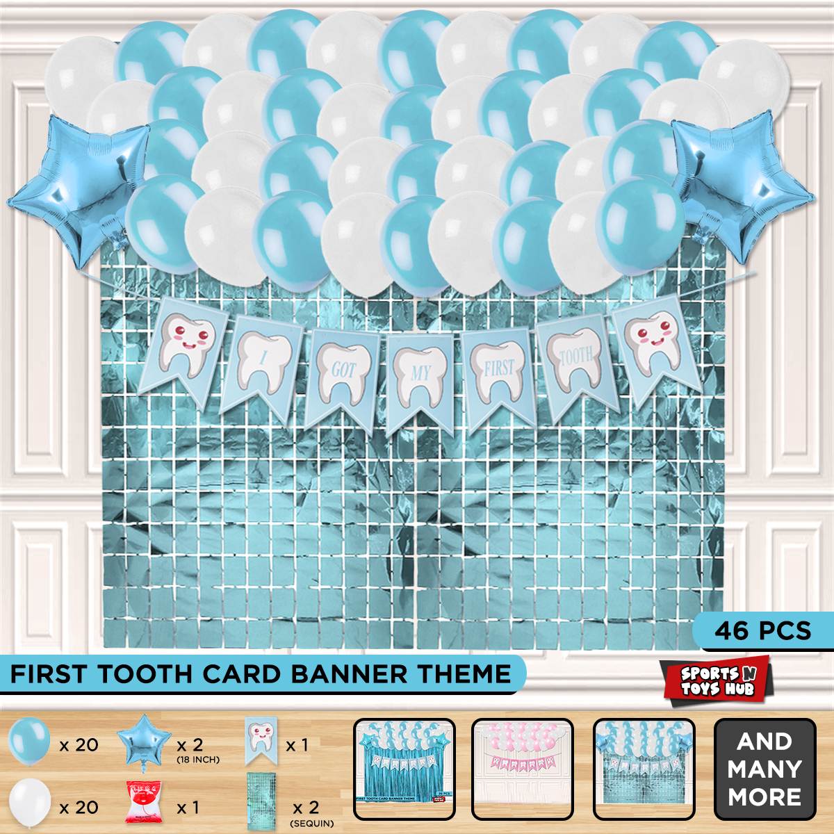 First Tooth Card Banner Theme Collections, Baby's First Teeth ...