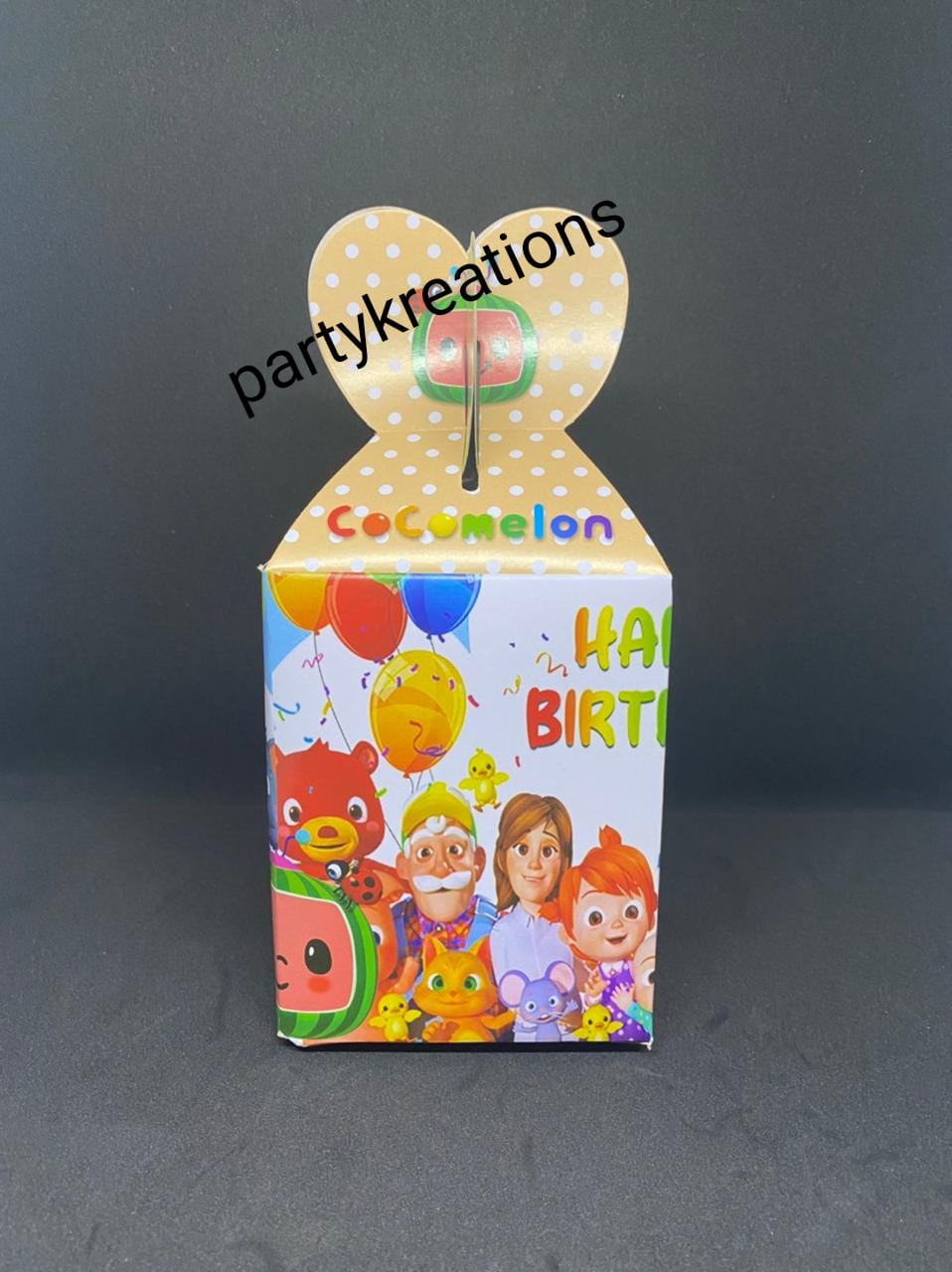Cocomelon Theme Goody Boxes for Birthday Party Theme Favor Boxes (Pack ...