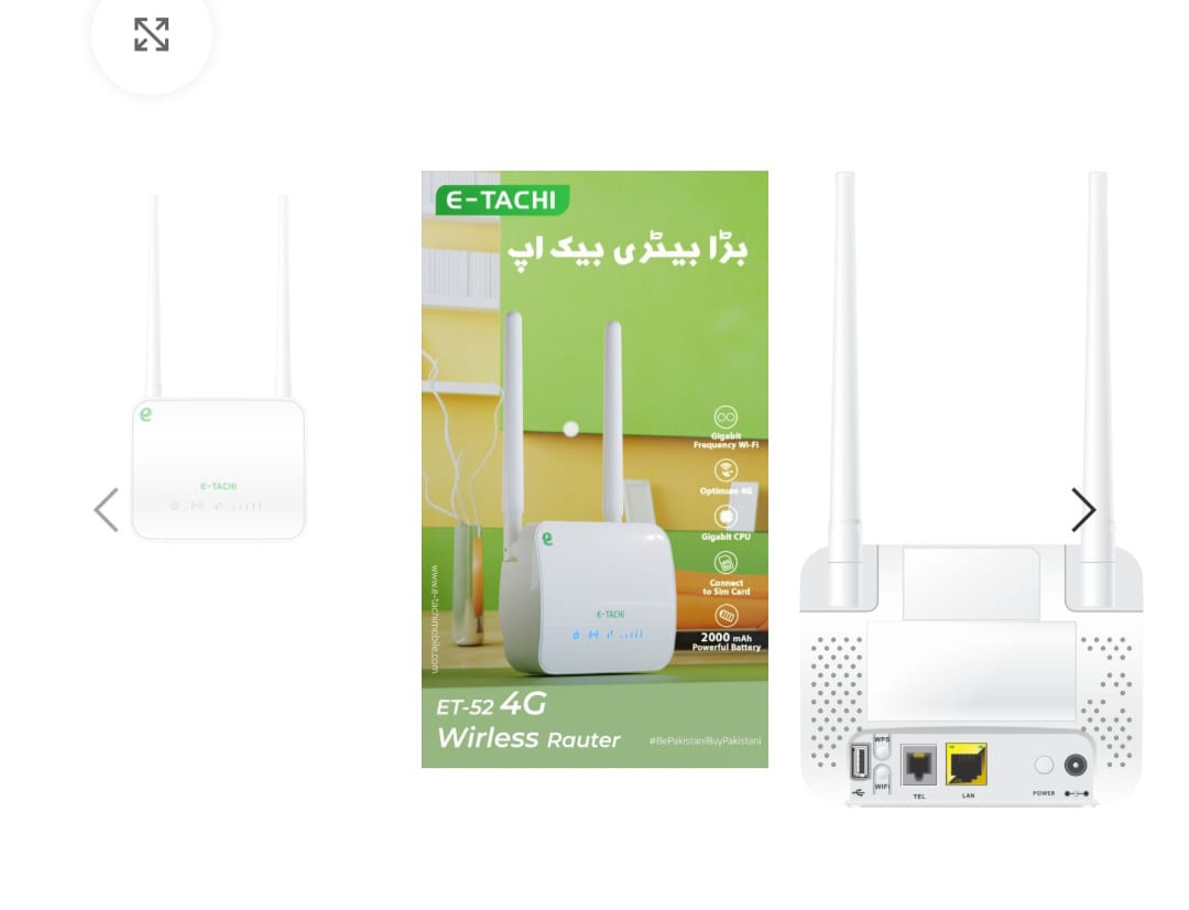 E-Tachi Wireless 4G LTE Sim Router Modal ET52 Original Product 150mbps ...