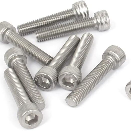 Stainless Steel Allen-Bolts(Only L-Key Bolts) M6 x 30mm (Pack of 12pcs ...
