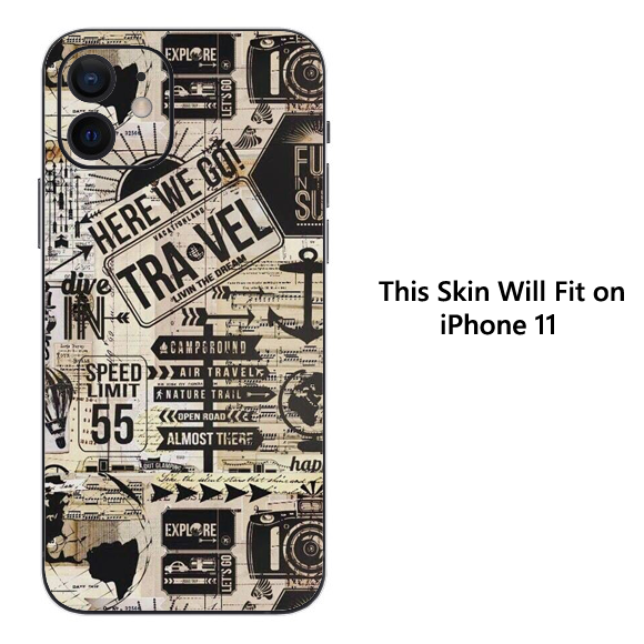 Apple iPhone 11 360 Protector Skin Wrap Series - Full Coverage, Durable ...