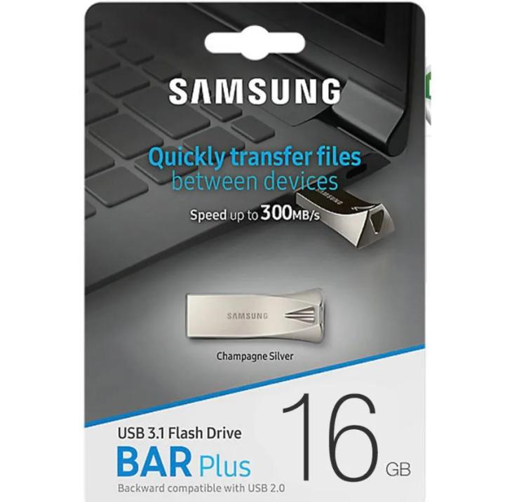 Bar Plus Flash drive samsung 32GB/16GB/8GB USB Metal Body High Speed ...