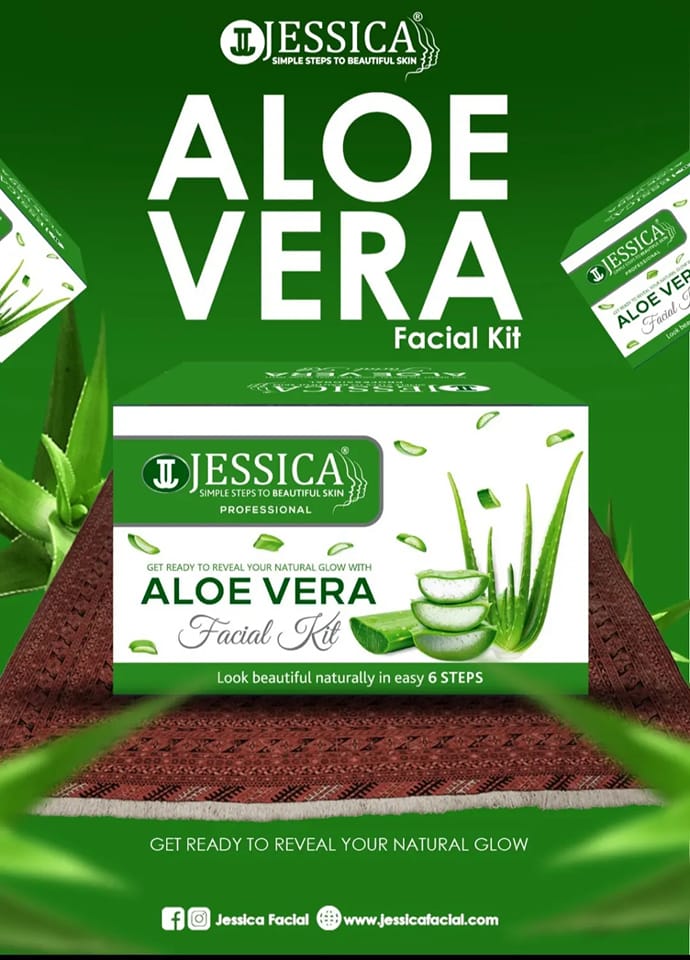 Jessica Aloe Vera Facial Kit - 6 Sachets | Daraz.pk