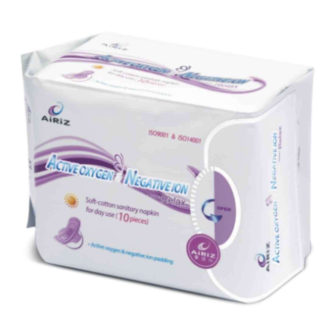 TIENS AiRiZ Active Oxygen &Negative Ion Napkins for Day use-Relax pads ...