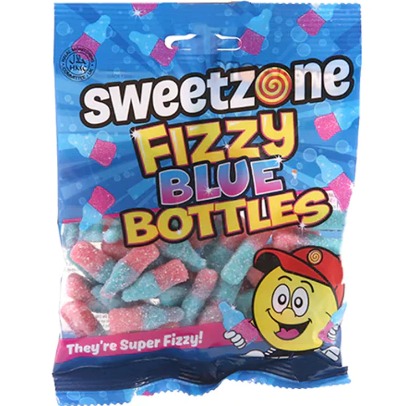 SWEETZONE FIZZY BLUE BOTTLES JELLY 90 GM | Daraz.pk