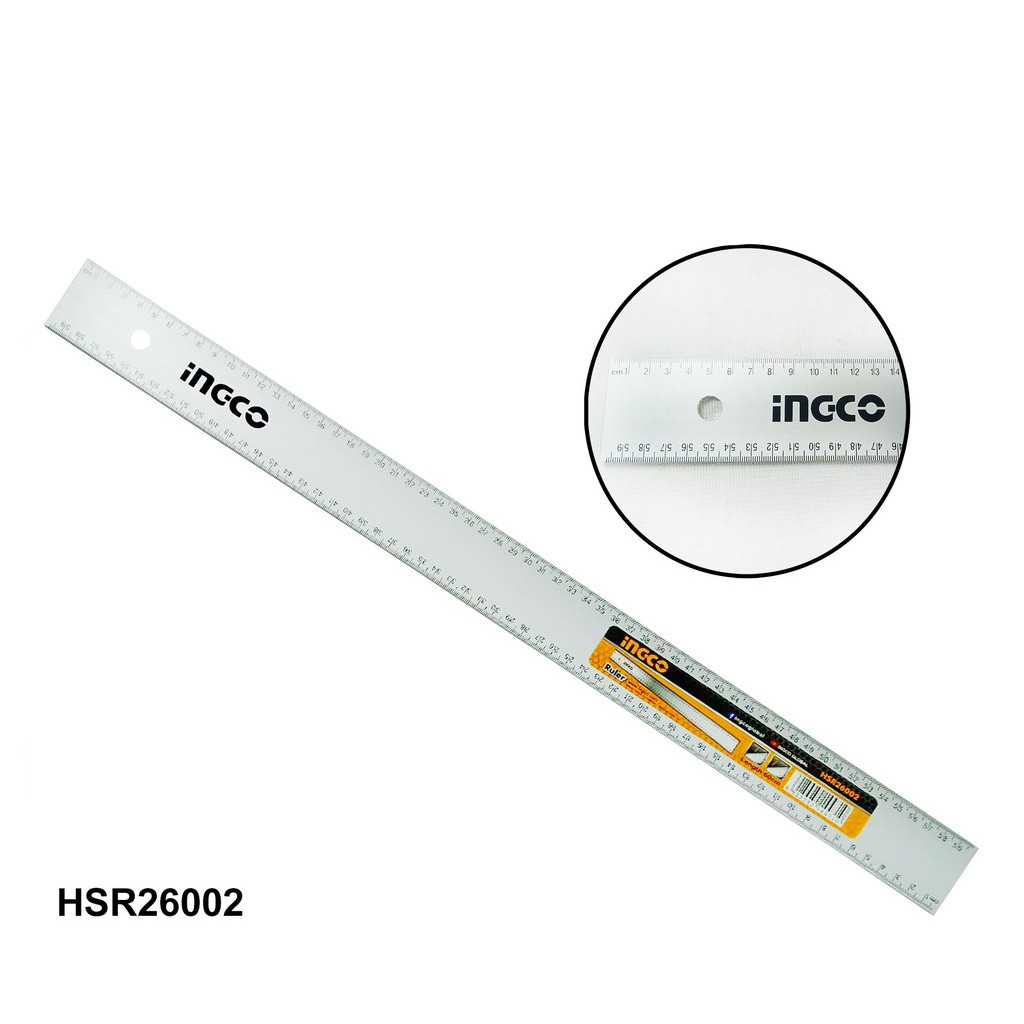 INGCO Aluminium Ruler 60cm | Daraz.pk