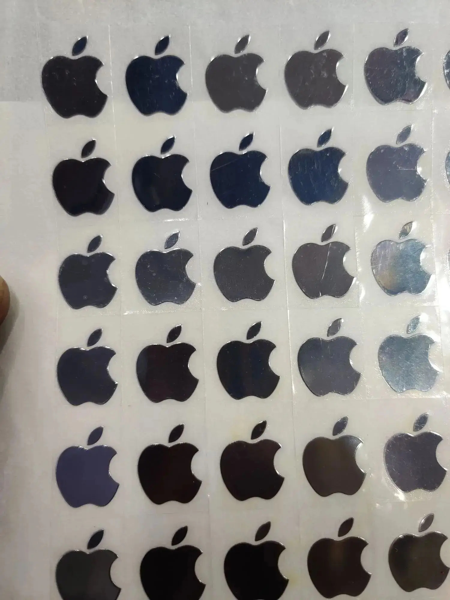 5 pcs apple logo sticker for mobile laptop tab etc | Daraz.pk