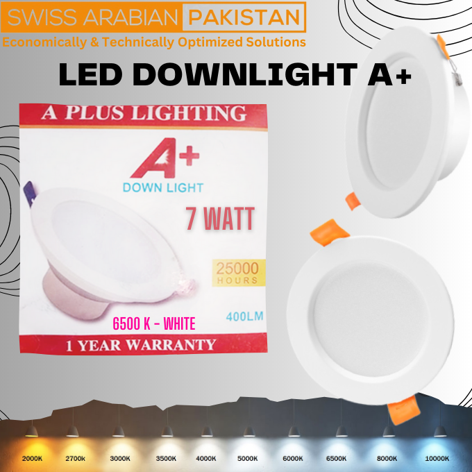 LED Downlight for ceiling | White & Golden | 7 Watt & 12 Watt | 3 ...
