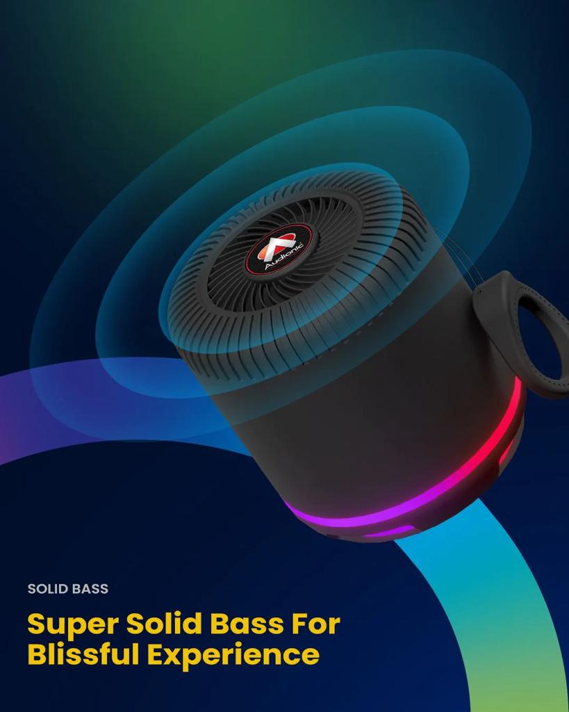 AUDIONIC LAVA BLUETOOTH MINI SPEAKER More Than 4 Hours Battery Timing 1 ...