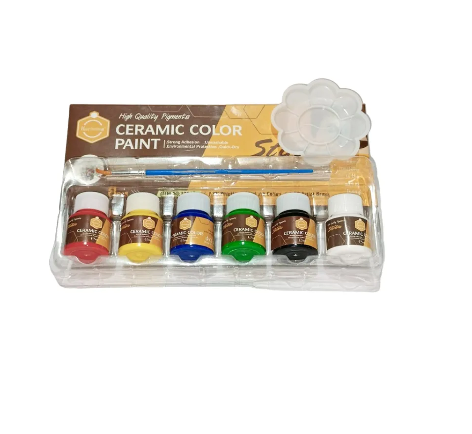 Keep Smiling Ceramic Color Paint - Pack of 6, 25 ML | Daraz.pk