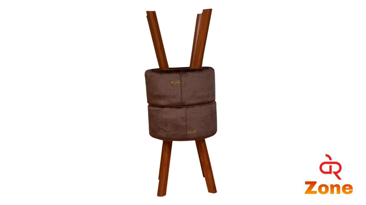 Pack Of 2 Wood Stool, Foot Rest, Living Room Furniture, Kitchen Stool ...