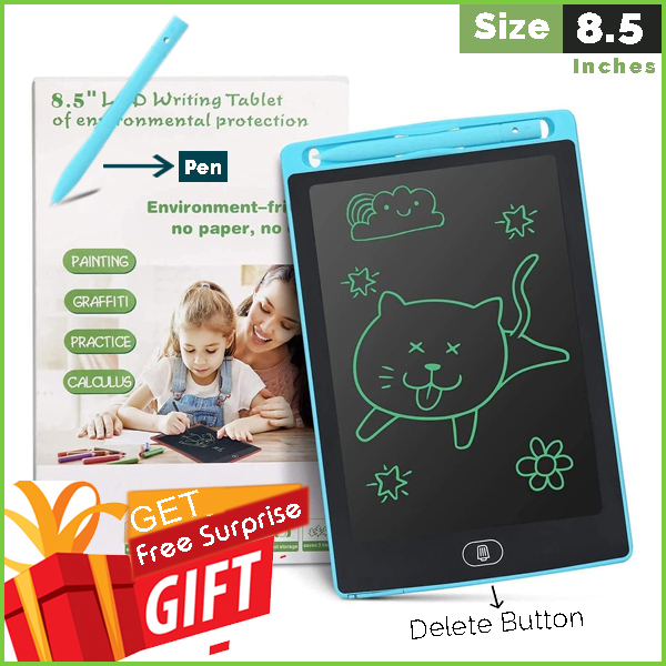 LCD Writing Tablet Electronic Slate E-writer Digital Memo Pad Erasable ...
