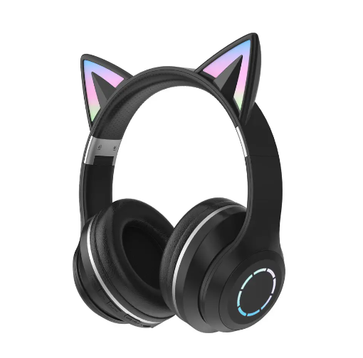 Special Edition Dual Color Cat Headphone Wireless Bluetooth Headphone ...