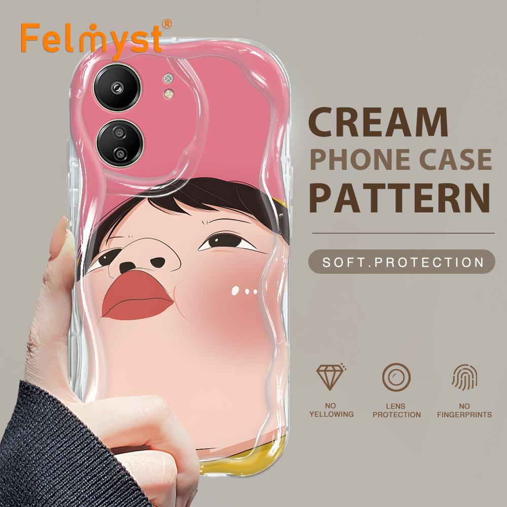 FELMYST for Redmi 13C Xiaomi Poco C65 Back Cover Interestinge Cute Girl ...