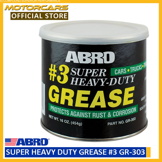 ABRO Super Heavy Duty Grease #3 GR-303 for car - Abro Made in USA ...