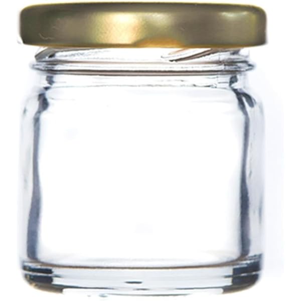 Glass Jar 45ml Small Candle Jar, Sample Jar, Cream Jar Multipurpose ...