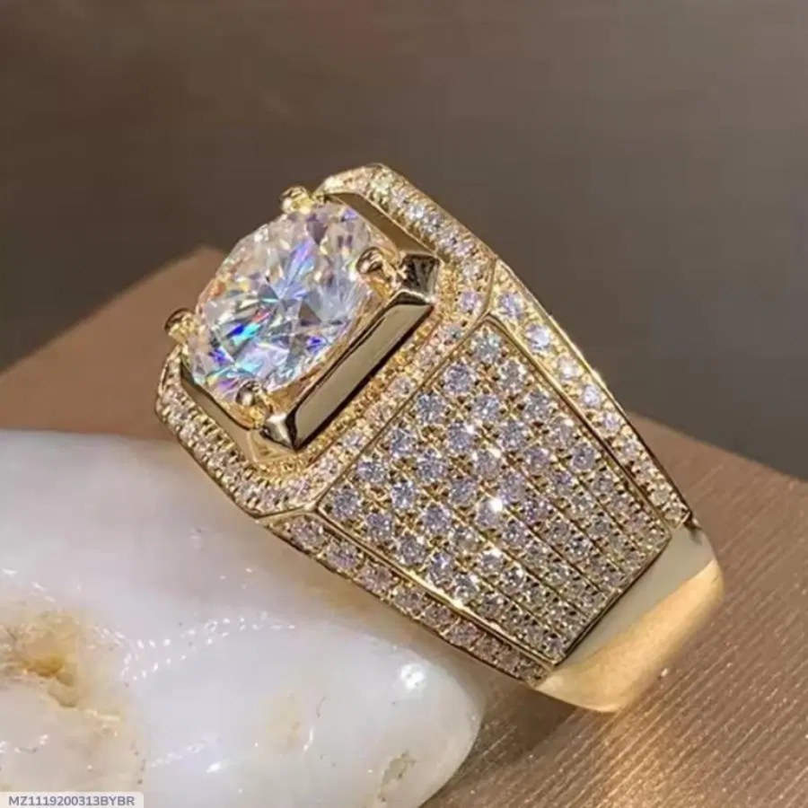 Modern Design Resin Polish Men's Ring | Daraz.pk