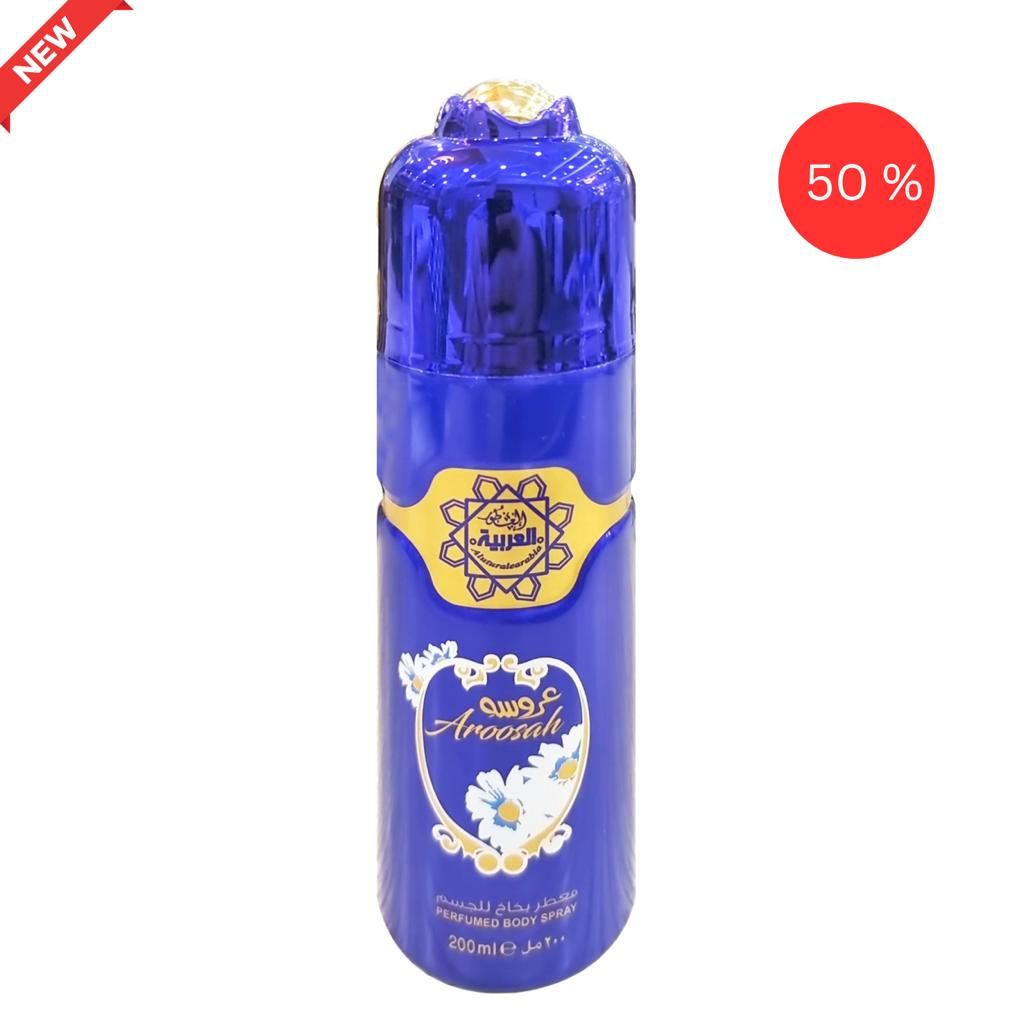 Perfumed Body Spray Arabic Aroosah 200ml Big Bottle For Women Long ...