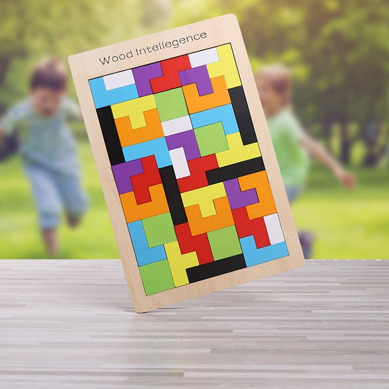 Wooden Intelligence Puzzle for kids | Daraz.pk