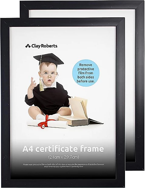 Set of 3 picture frames A4 frames that are in the size of 8x 2 inches ...