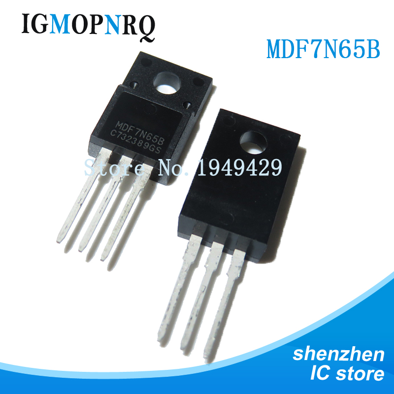 10PCS MDF7N65B MDF4N60 TO-220F MDF4N65B MDF9N50 MDF10N65B MDF11N60 MDF11N65B MDF12N50 MDF13N50B ...