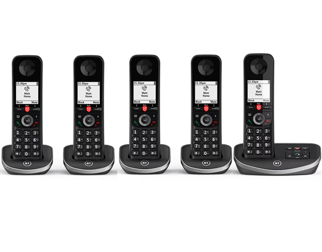 BT Advanced (Set of 5) intercom plus PTCL Wireless Landline Phone plus intercom with Call ...