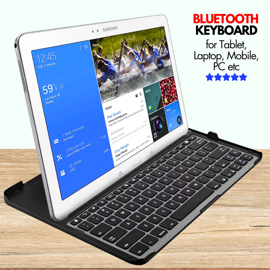 ZAGG Wireless BT Keyboard USB Rechargeable, Bluetooth, Slim Universal ...