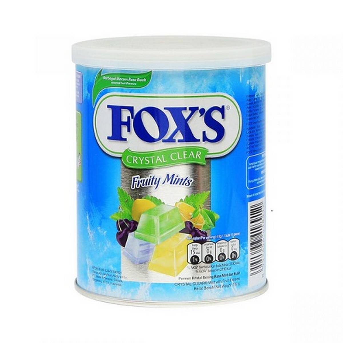 Fox's Crystal Clear Fruity Mints Candy 180gm (Imported) | Daraz.pk