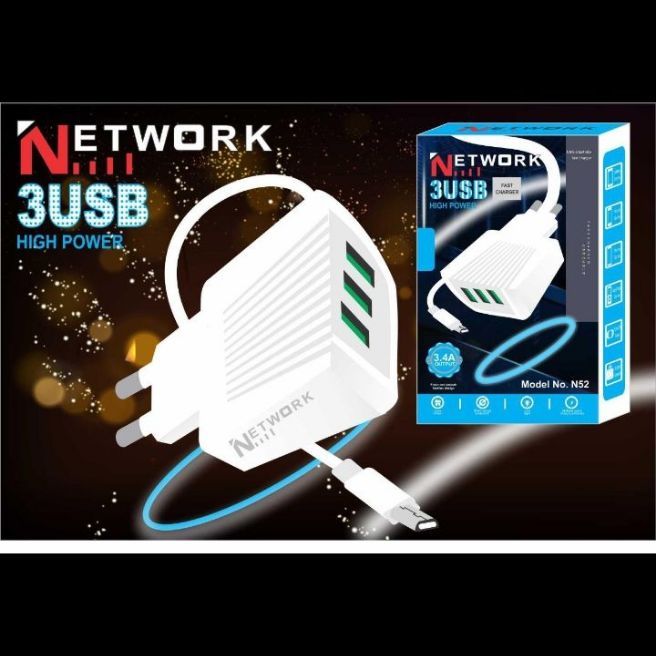 "Global Network Unveils: Triple-Port USB Rapid Charger – Up to 3A ...