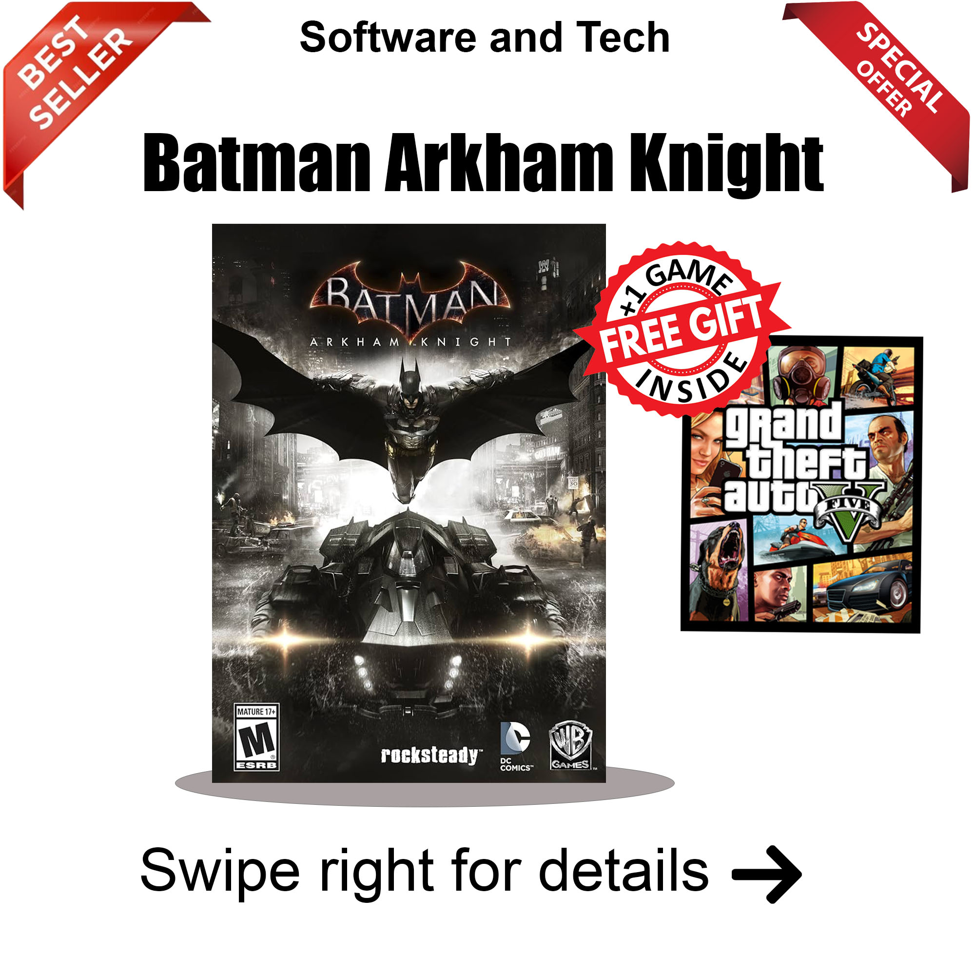 Batman_Arkham_night - Game For PC with free Gift (Google Drive ...