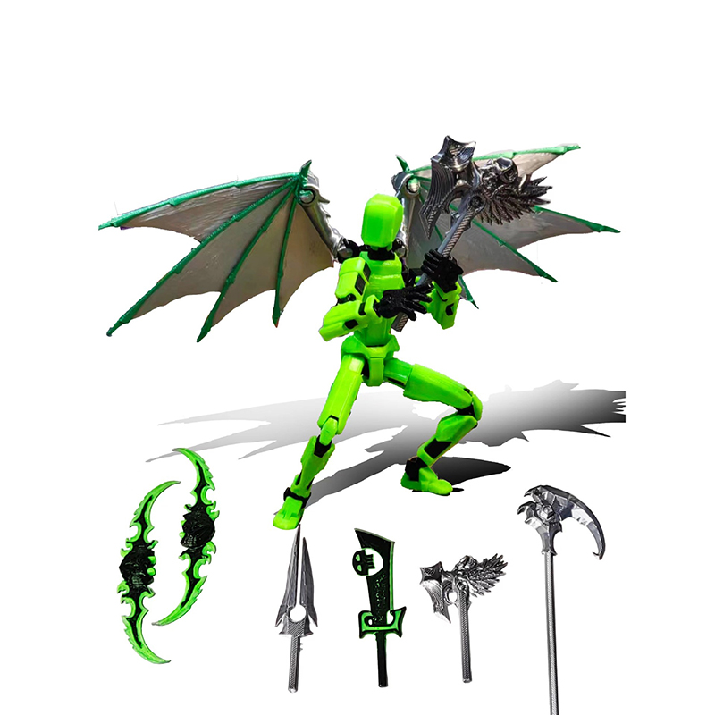 T13 Action Figure Eridan Six Winged Angel T13 Dummy Robot 3D Printed ...