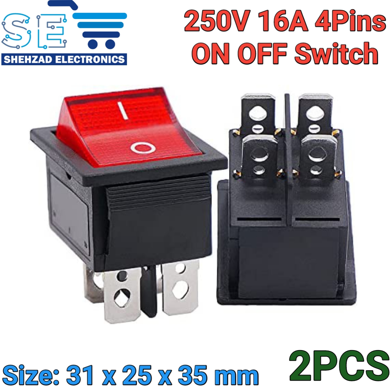 KCD1 KCD4 PUSH DPDT Toggle 2PIN 3Pin 4PIN 6PIN 2 Position 3 Position ...