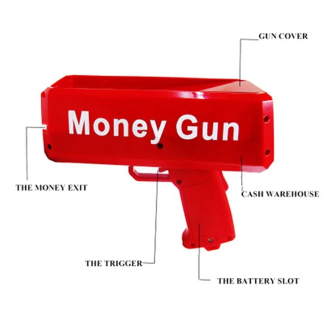 Super Money Rain Gun ,Toy Gun for Toy Gun Prop Spary Cash Gun Movies ...