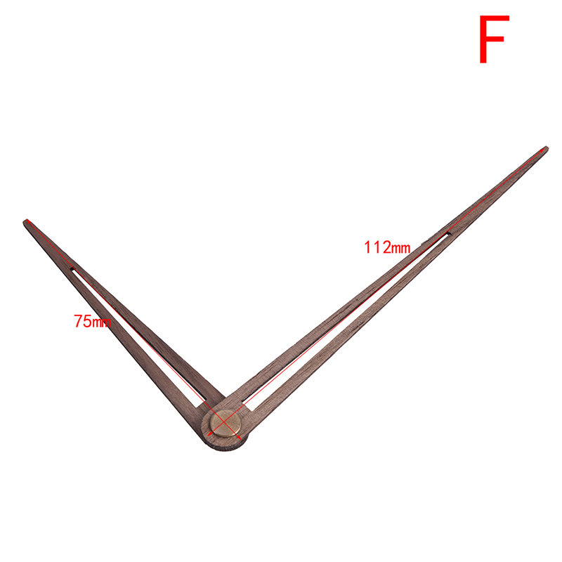 Wooden Pointers DIY Wall Clock Hands 12 inch Clock Needle Quartz ...
