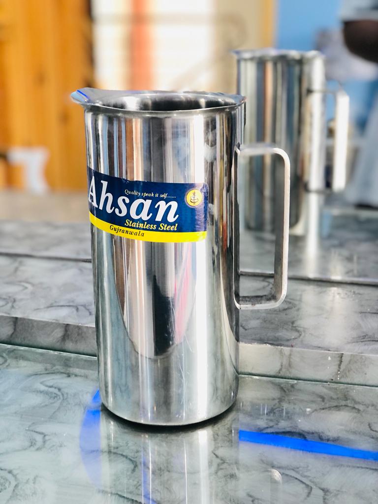Jug - Stainless Steel Water Cylinder Jug Best Use for Milk Water and ...